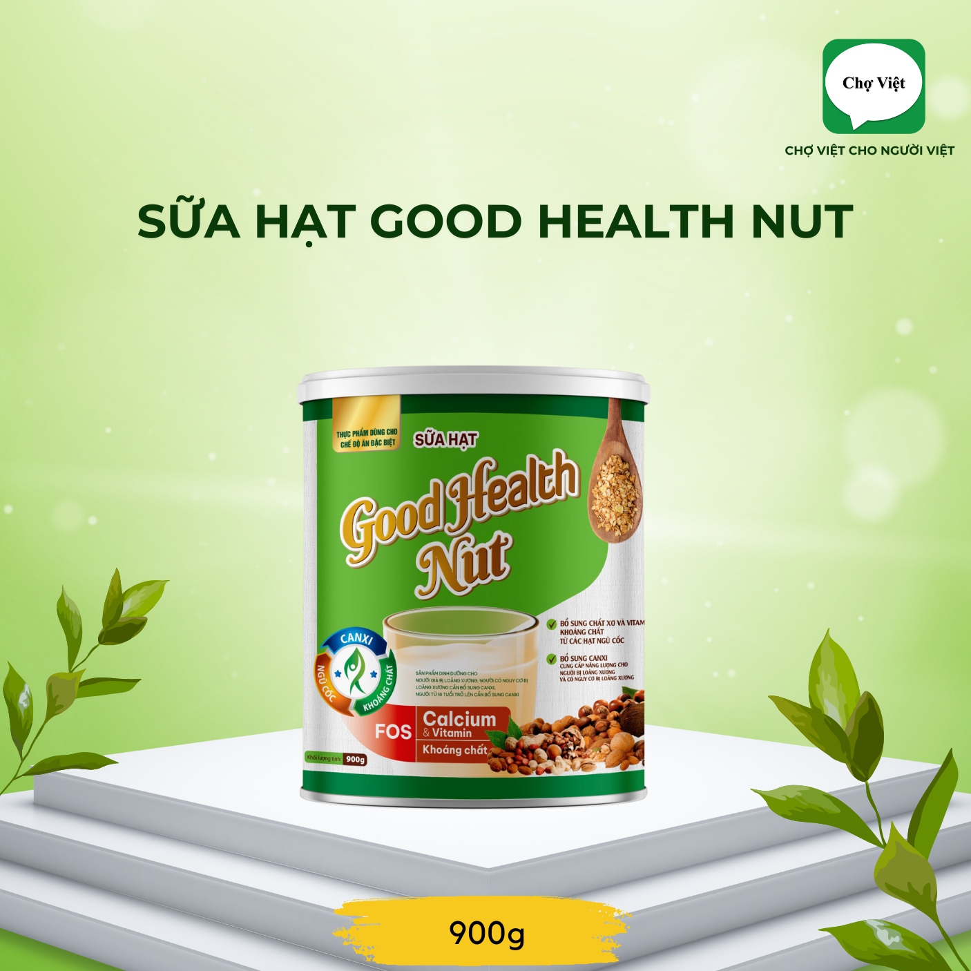 Sữa Hạt Good Health Nut - 900g - Chợ Việt